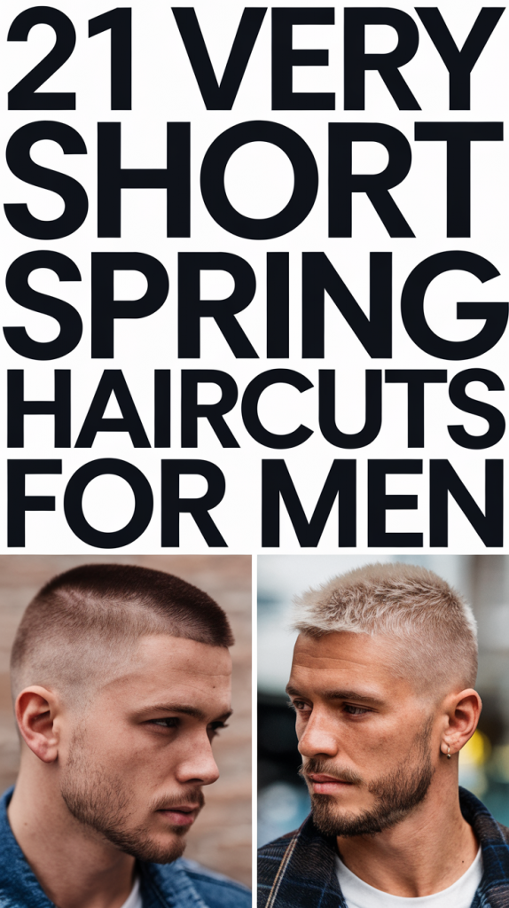 21 Very Short Spring Haircuts for Men 2025 – Stylish Ideas for Every Look