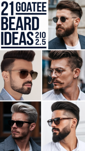 21 Goatee Beard Ideas 2025 – Trendy Styles for Men, Buzz Cut, Fade & More