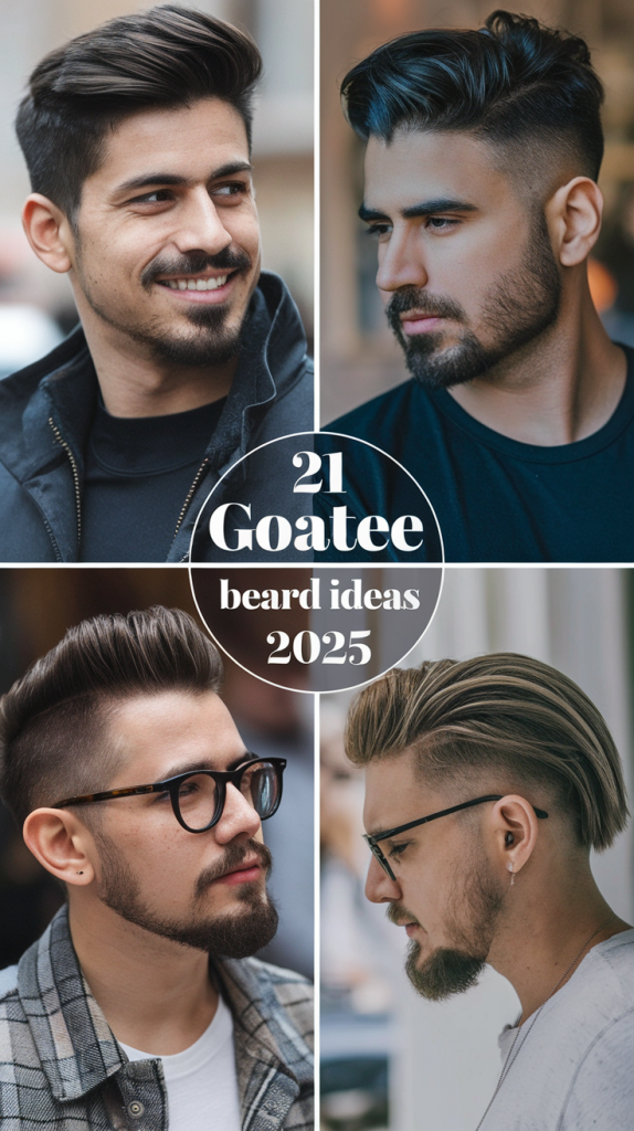 21 Goatee Beard Ideas 2025 – Trendy Styles for Men, Buzz Cut, Fade & More