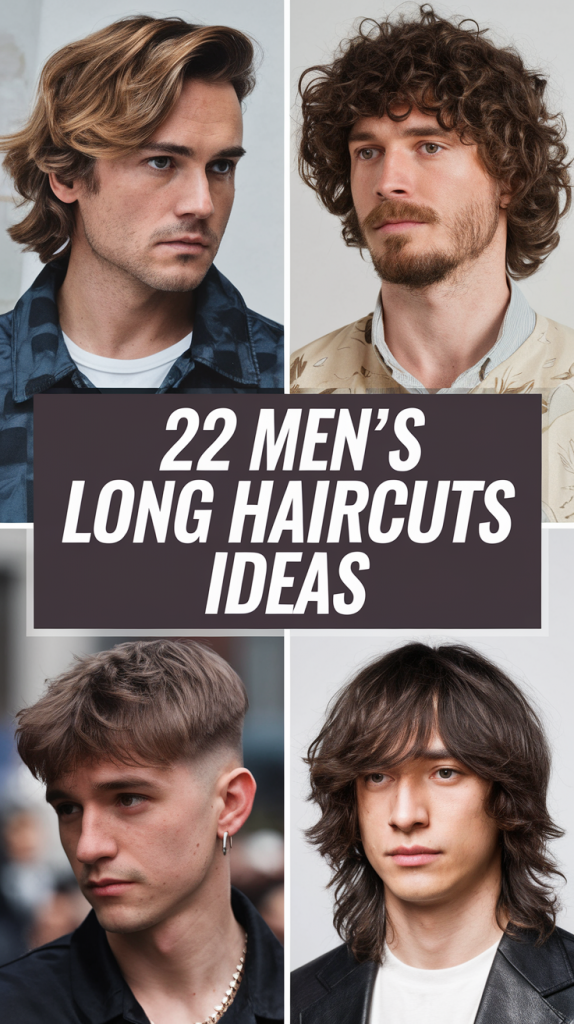 22 Mens Long Haircuts Ideas for a Stylish Look – Hair Men, Curly ...