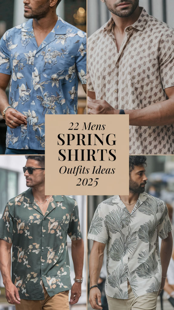 22 Mens Spring Shirts Outfits Ideas 2025 – Trendy Men Aesthetic, Y2K ...