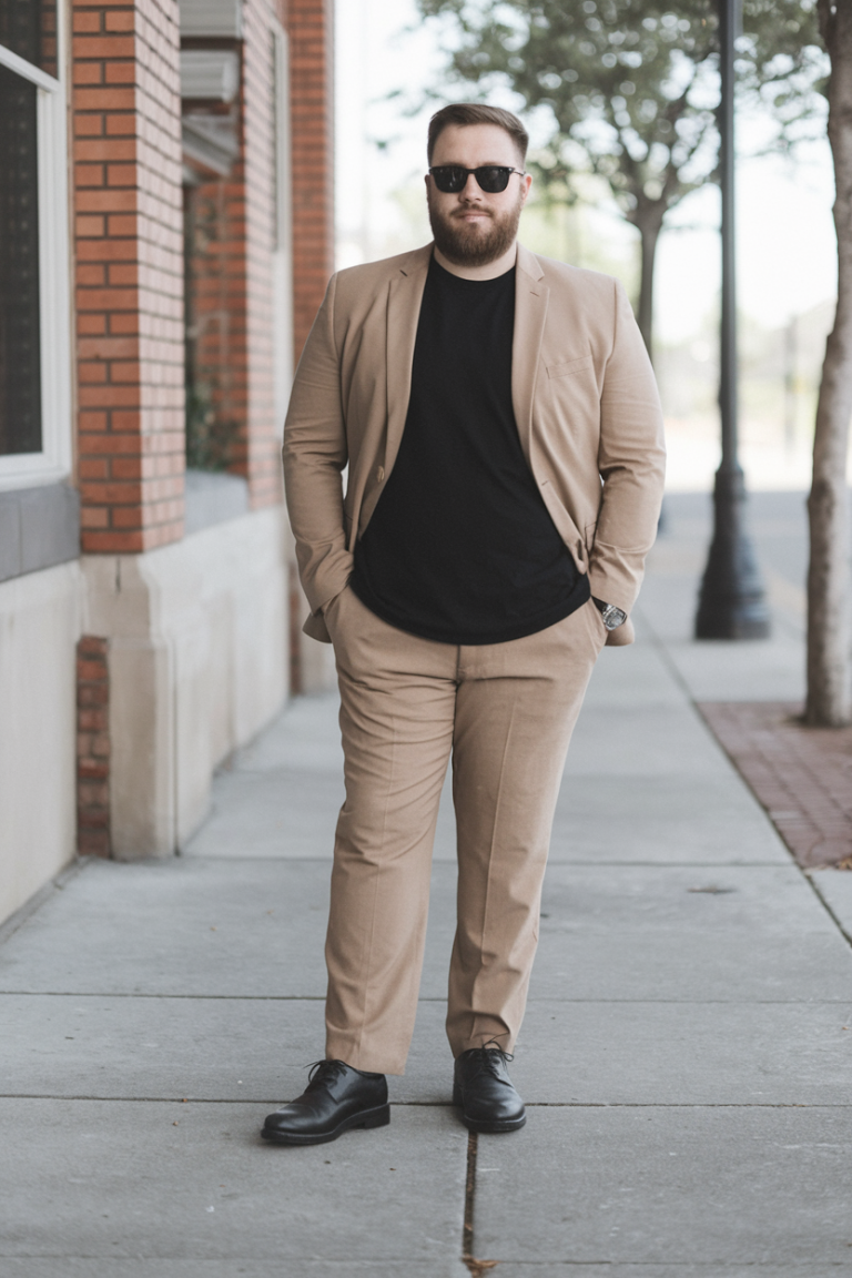 20 Plus Size Men's Clothing Outfit Ideas 2025 – Styles, Fashion ...