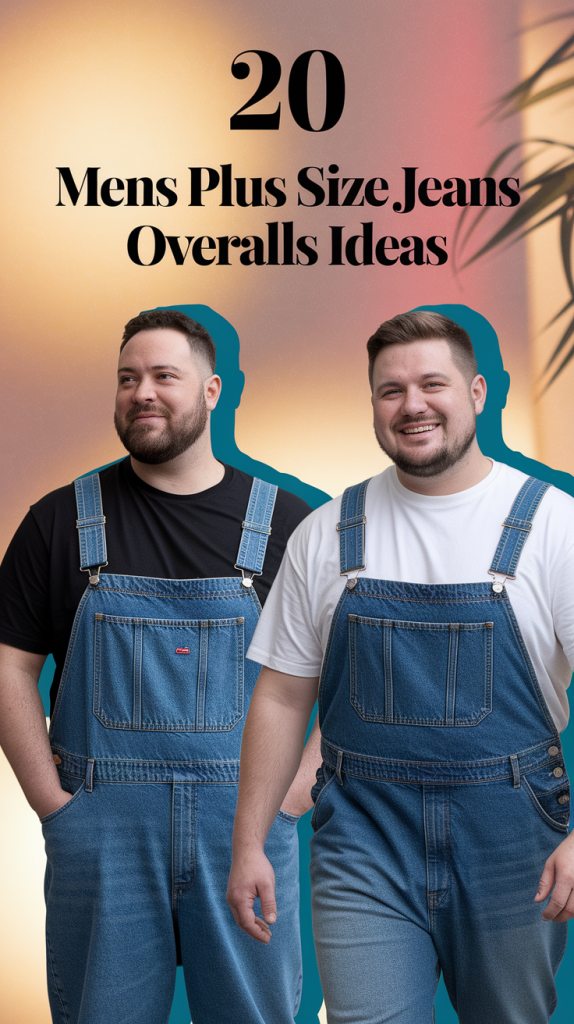 20 Mens Plus Size Jeans Overalls Ideas – Stylish and Baggy Outfit ...