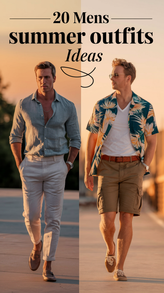 20 Stylish Mens Summer Outfits Ideas 2025 - Casual, Streetwear, Classy ...
