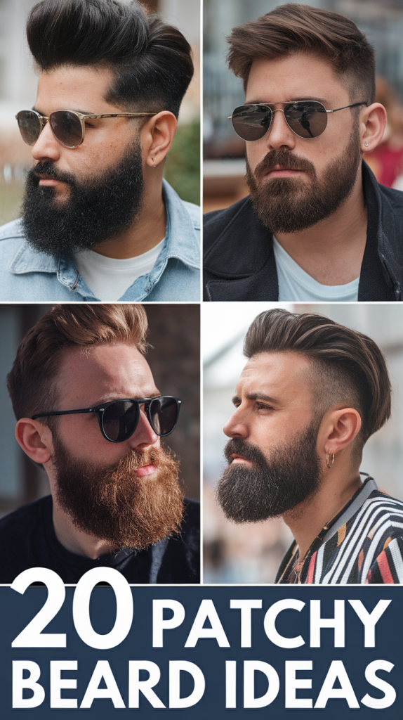 Patchy Beard Ideas: 20 Styles for Men | Growth Tips, Trim, Fade & Short Styles for All Faces